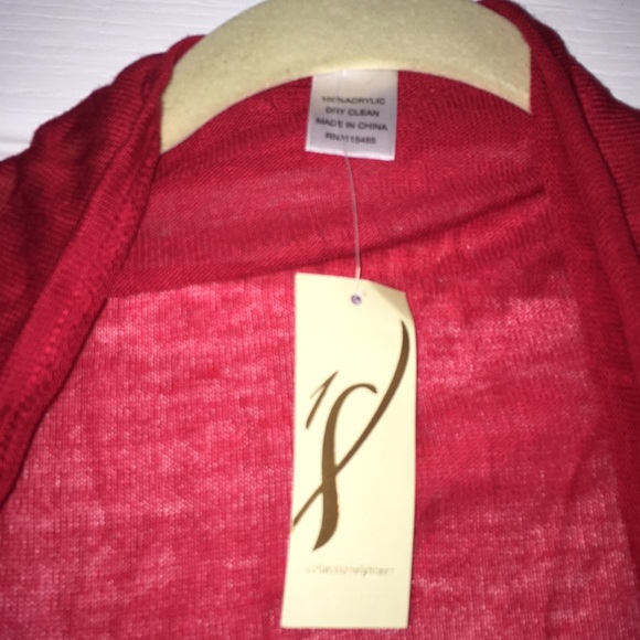 Jackets & Coats | Nwt Collection Eighteen Red Vestwrap | Poshmark